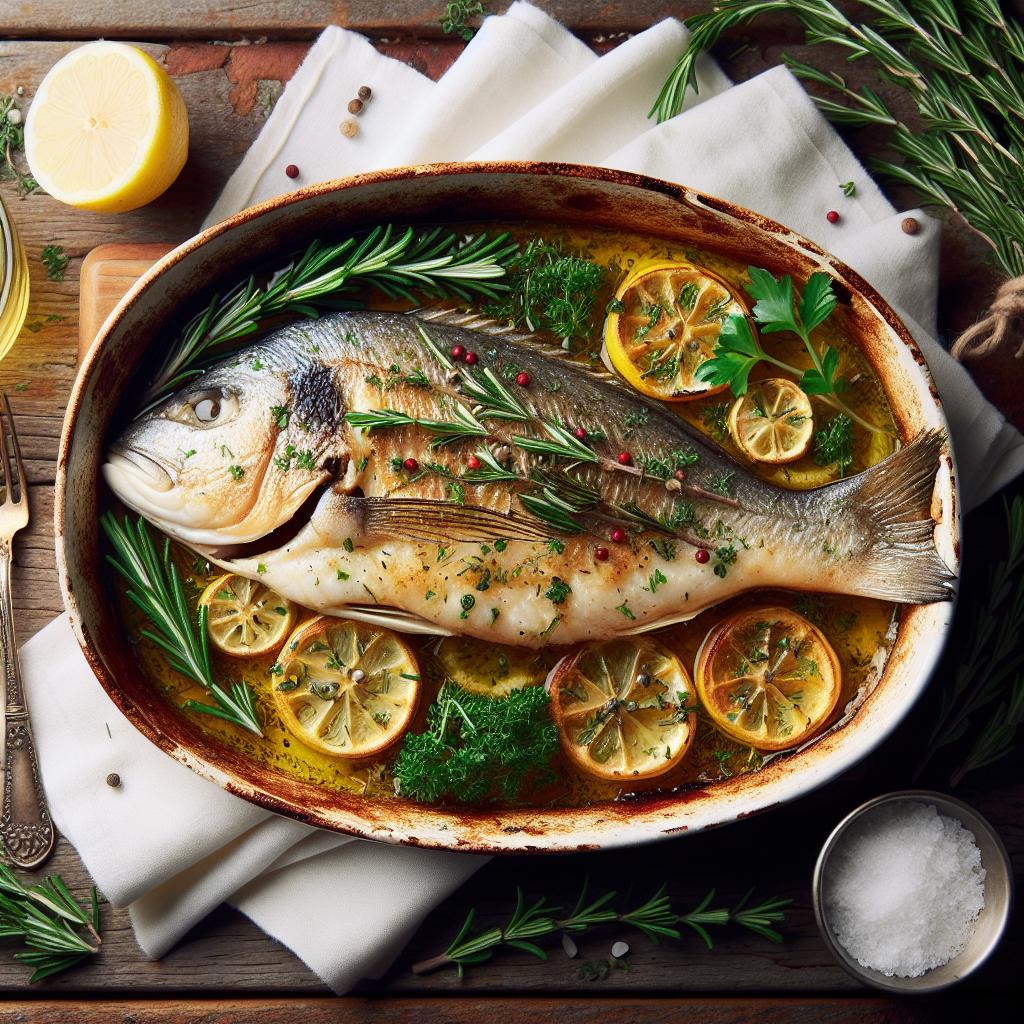 Calories in Baked White Fish with Herbs and Nutrition Facts